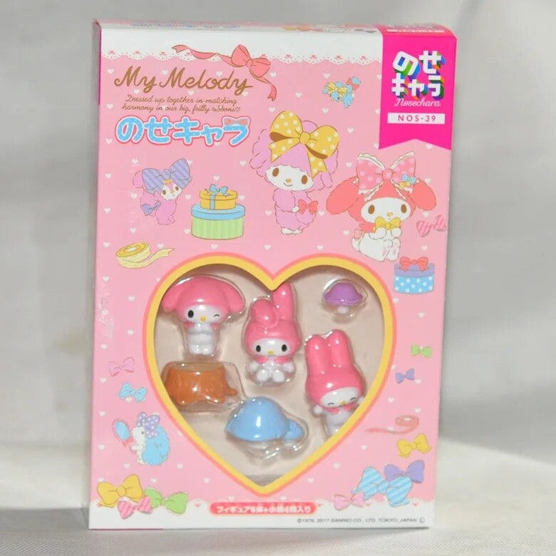Sanrio Anime My Melody Stacking Series Mini Diy Free Combo Model ...