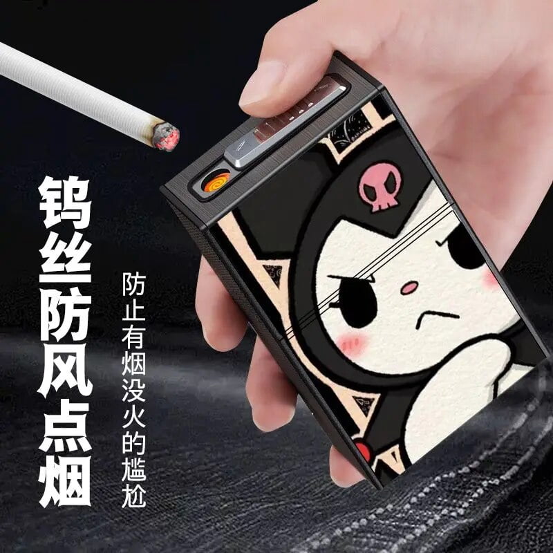 Sanrio Anime Peripheral Kawaii Cartoon Kuromi Hello Kitty Windproof ...