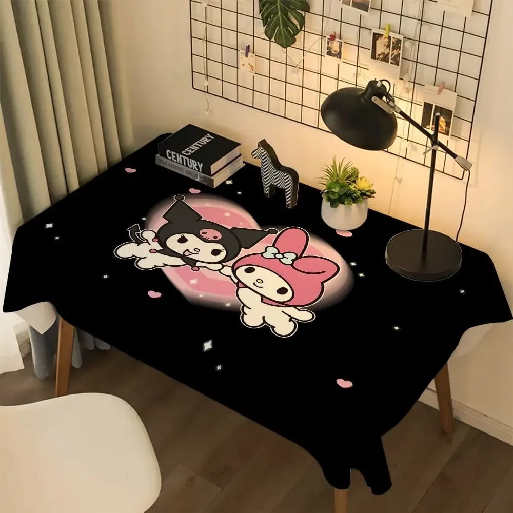 Sanrio Anime Peripherals Kuromi Cartoon Kawaii Study table table mat ...