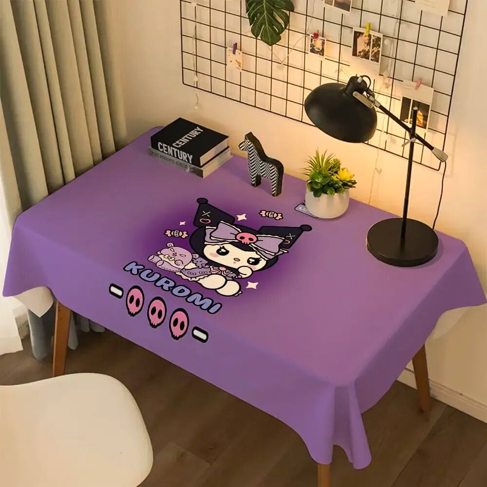 Sanrio Anime Peripherals Kuromi Cartoon Kawaii Study table table mat ...