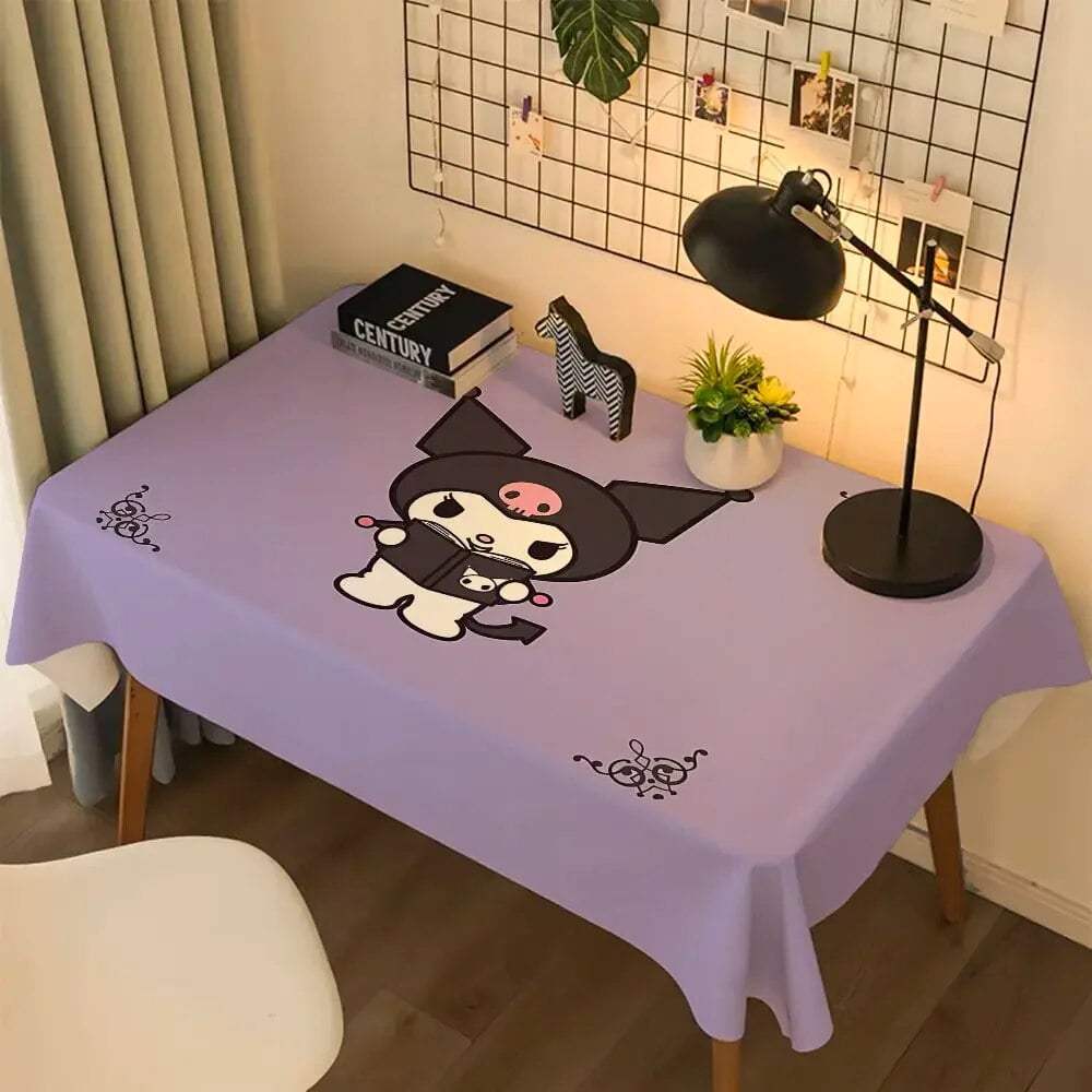 Sanrio Anime Peripherals Kuromi Cartoon Kawaii Study table table mat ...