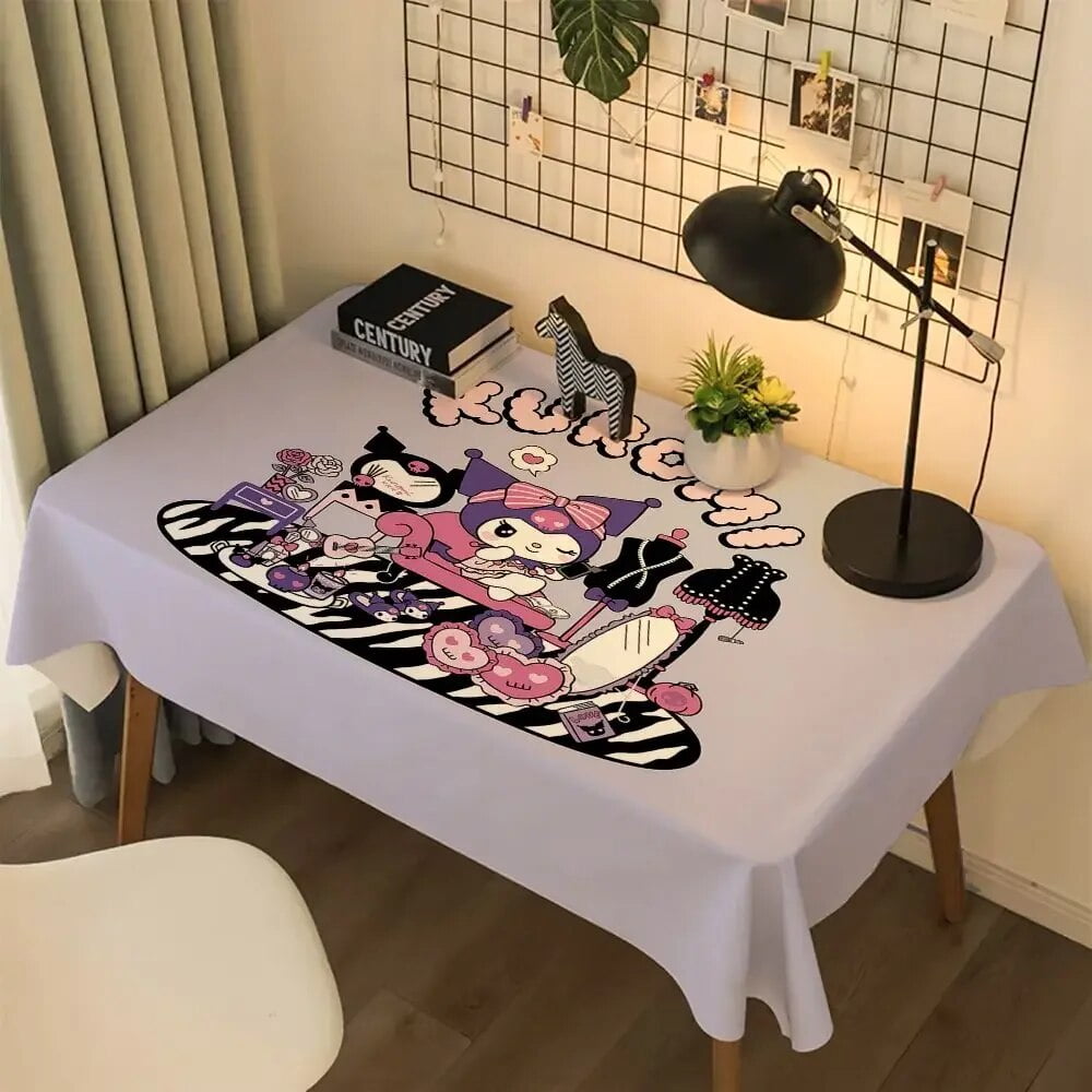 Sanrio Anime Peripherals Kuromi Cartoon Kawaii Study table table mat ...