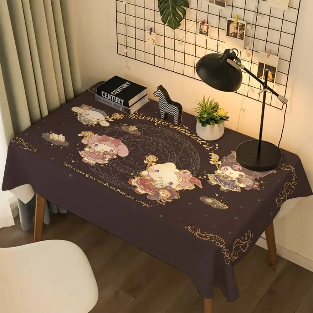 Sanrio Anime Peripherals Kuromi Cartoon Kawaii Study table table mat ...