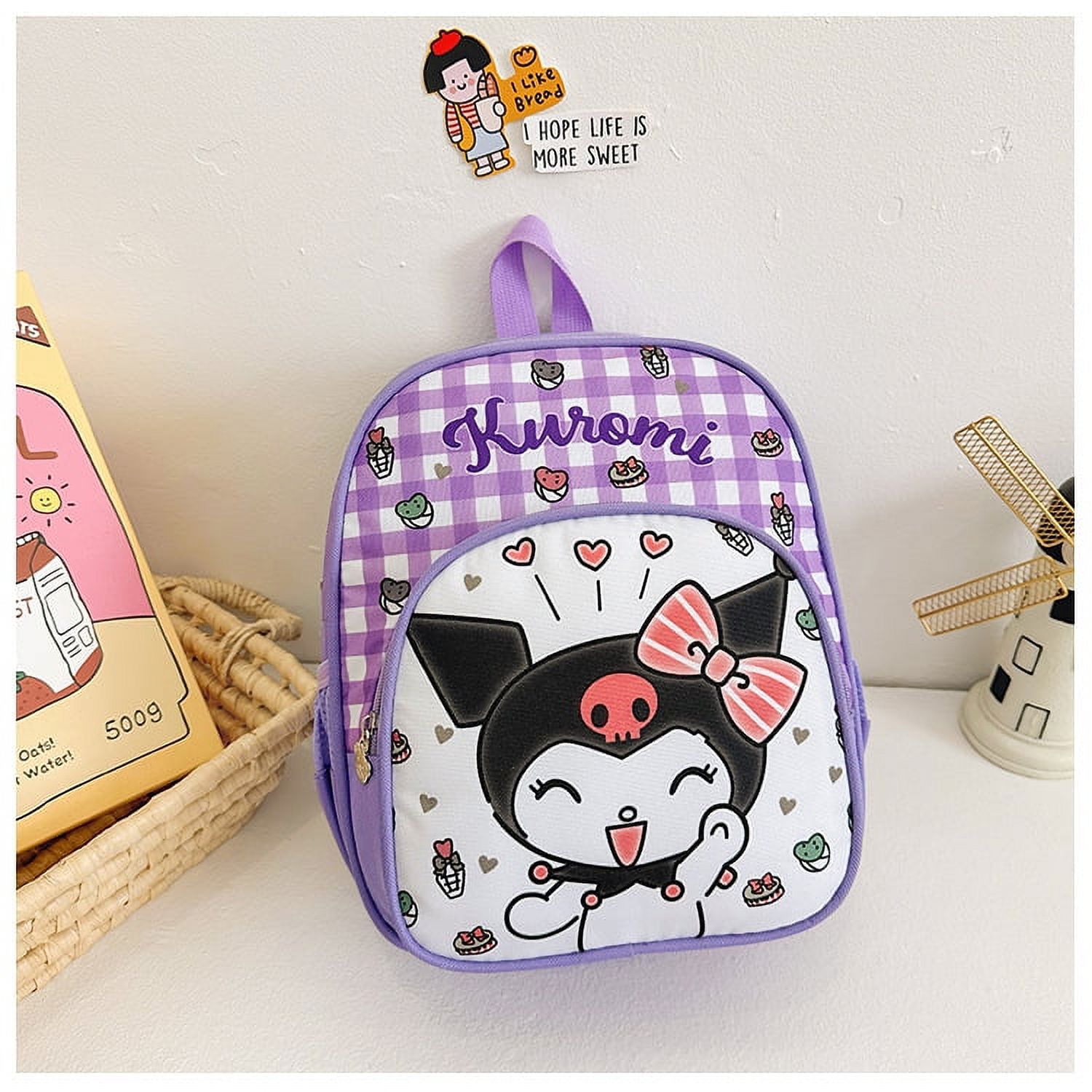 Sanrio Backpack Cinnamoroll Bag Kuromi Schoolbag Hello Kitty Bagpack My ...