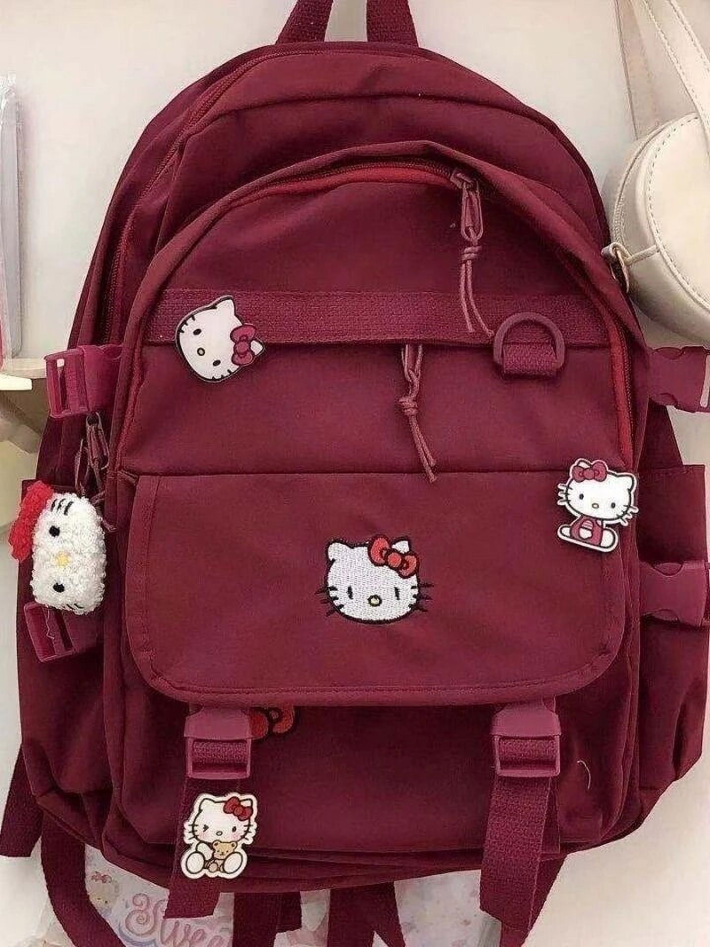 Sanrio Backpack High School Students Large Capacity Soft Girl Cute ...