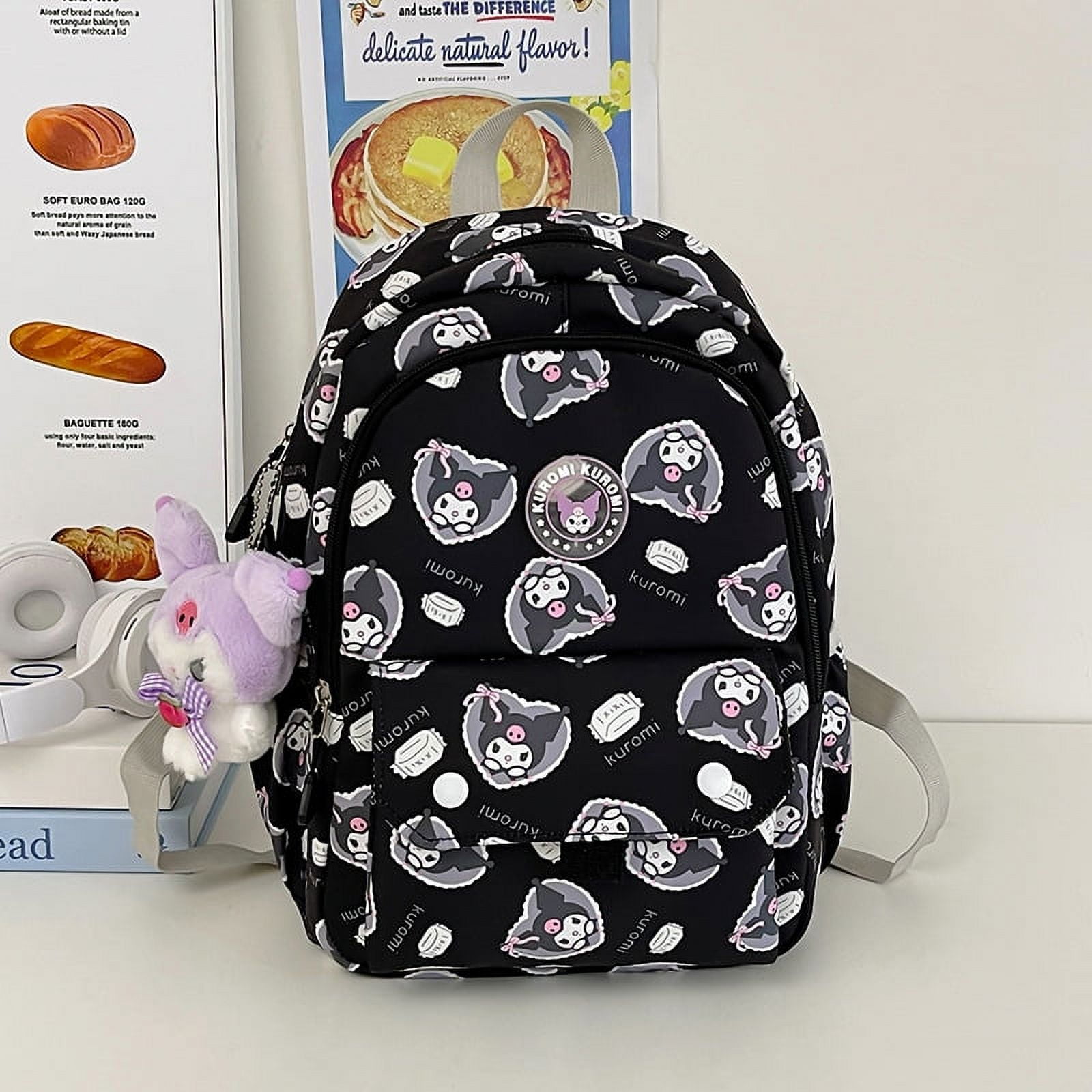 Sanrio Backpacks,Cute Cartoon Canvas Backpack,Fashion Casual Travel Bag ...