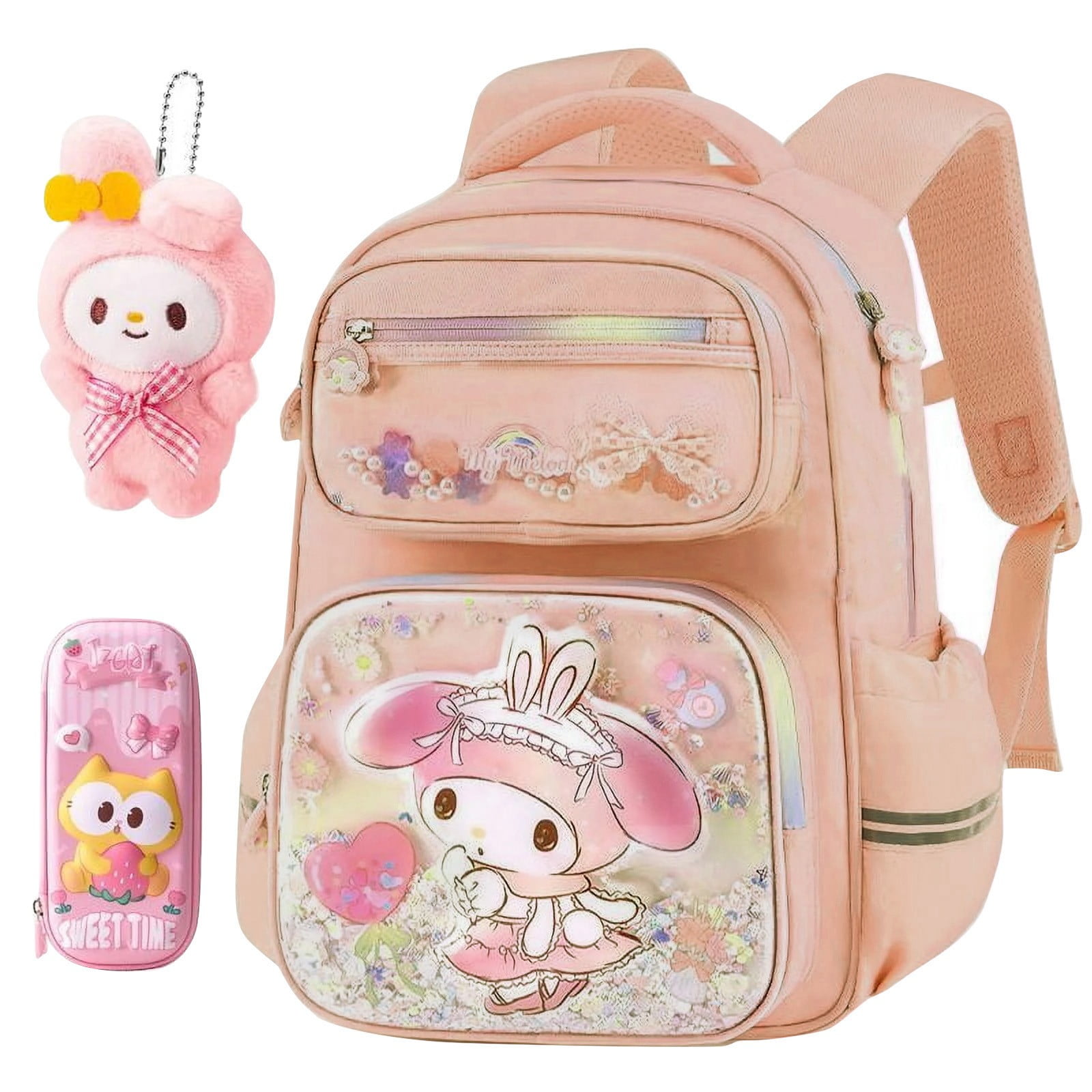 Sanrio Backpacks，Sanrio My Melody Backpack with Exquisite Pendant ...