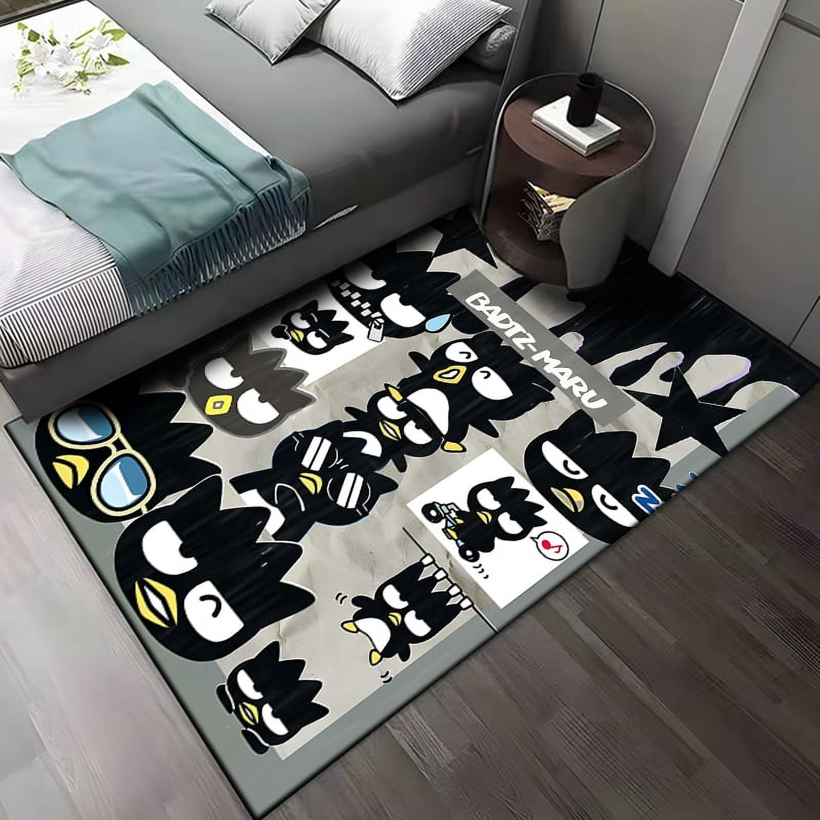 Sanrio Bad Badtz-Maru Pattern Rug Carpet for Living Room Bathroom Mat ...