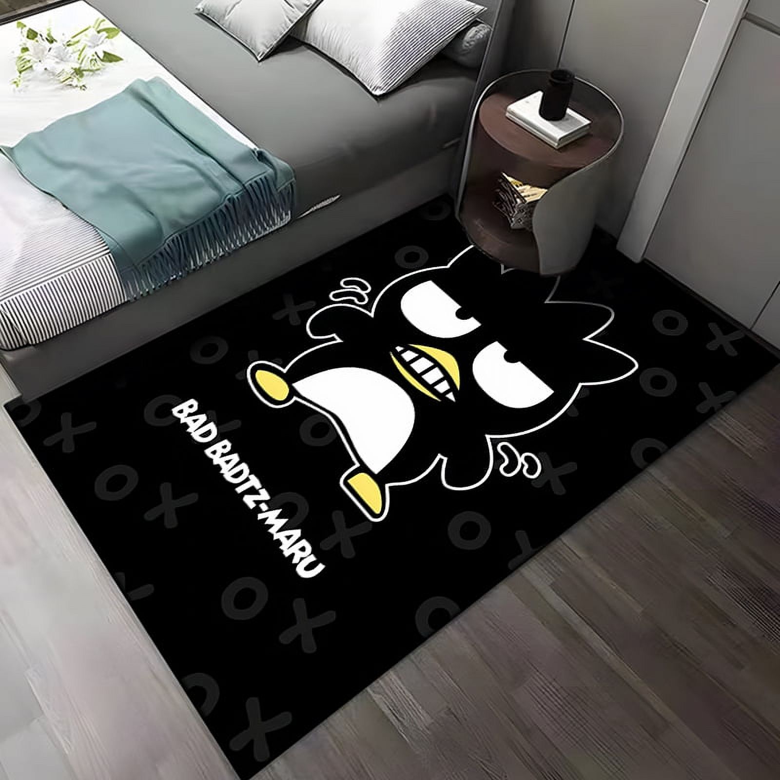 Sanrio Bad Badtz-Maru Pattern Rug Carpet for Living Room Bathroom Mat ...