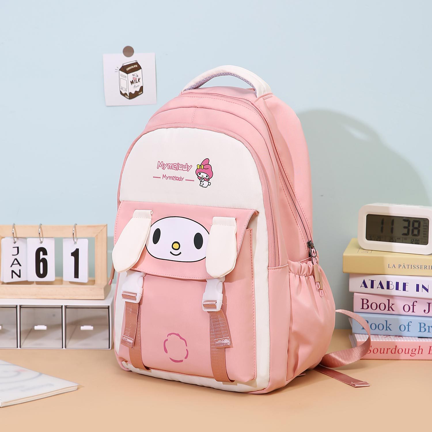 Sanrio Black Beauty Cartoon College Style Multifunctional Commuter ...