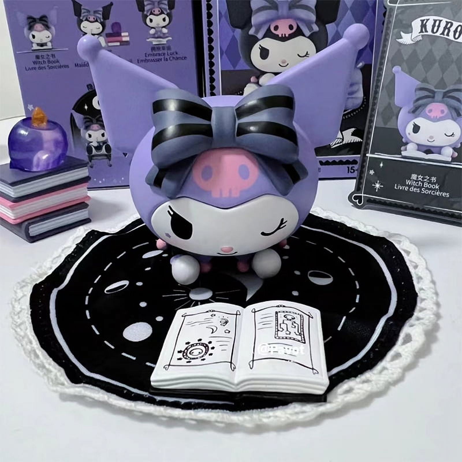 Sanrio Blind Box Kuromi Lucky Divination Action Figure Kawaii Anime ...
