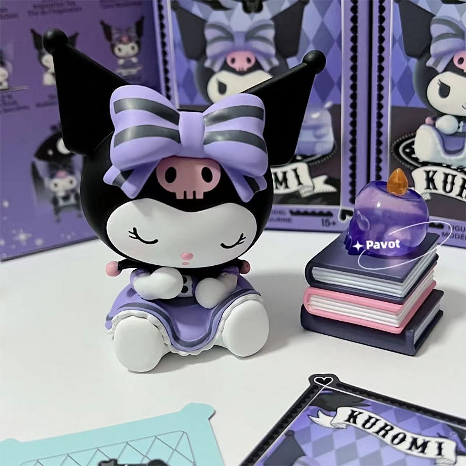 Sanrio Blind Box Kuromi Lucky Divination Action Figure Kawaii Anime ...