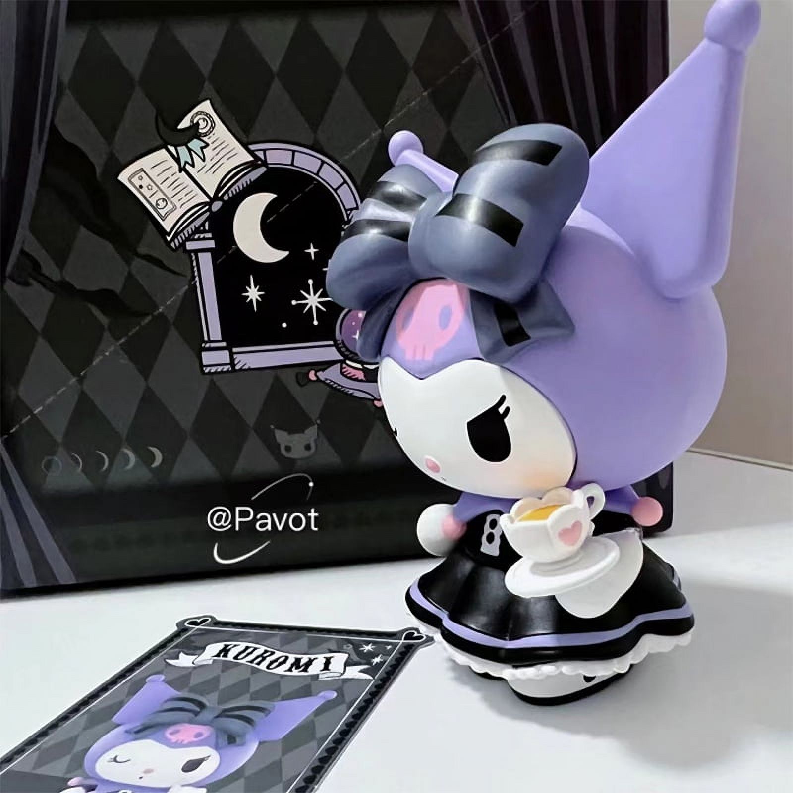 Sanrio Blind Box Kuromi Lucky Divination Action Figure Kawaii Anime ...