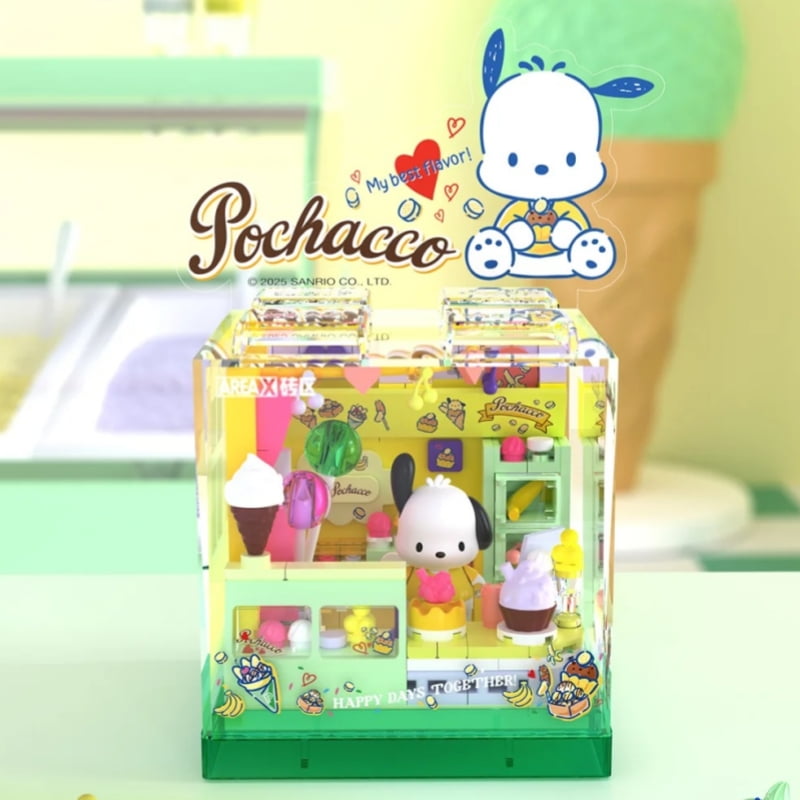 Sanrio Box Building Blocks Moe Hello Kitty Cinnamoroll Anime Pochacco ...