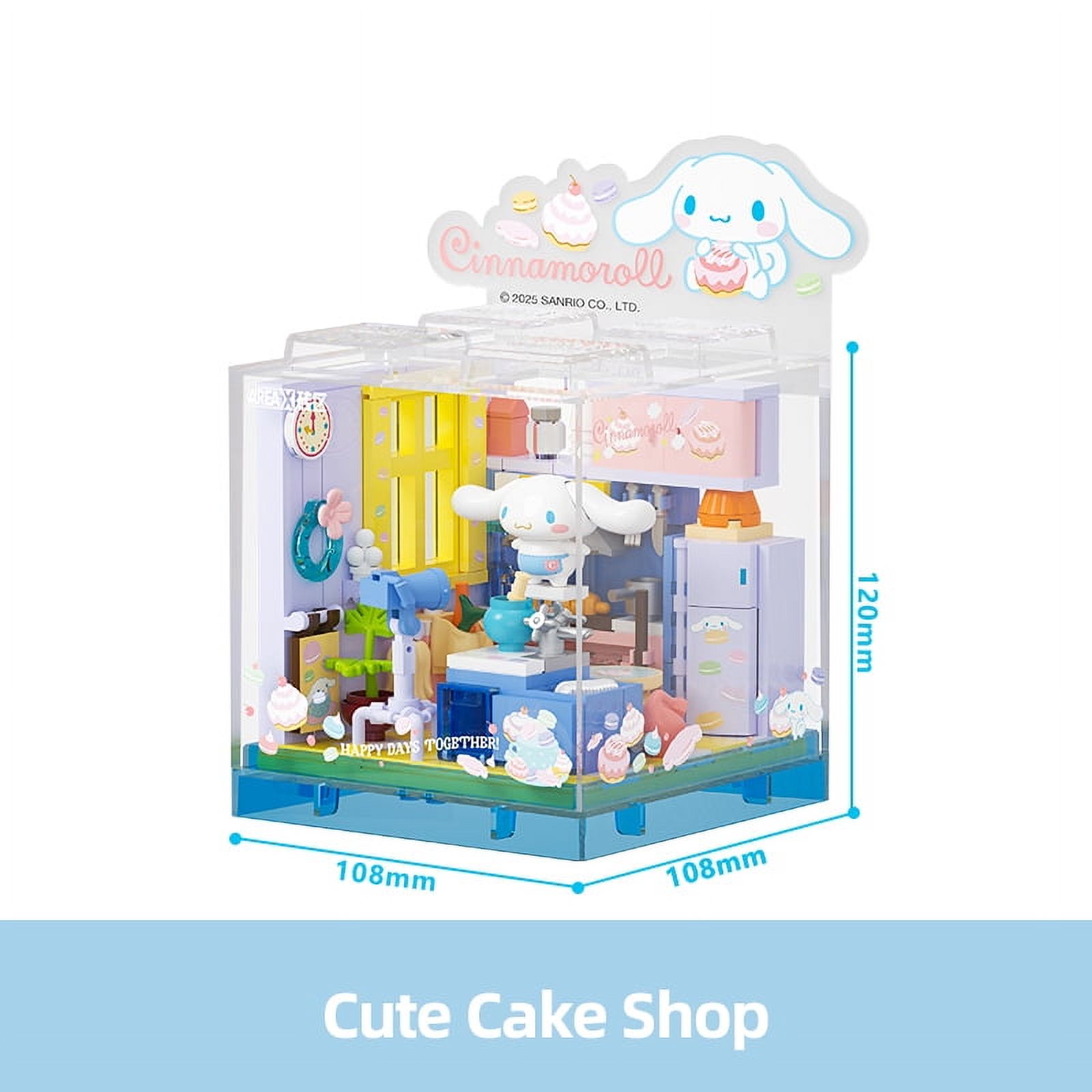 Sanrio Building Blocks Hellokitty Kuromi Bakery Dessert House Ocean ...