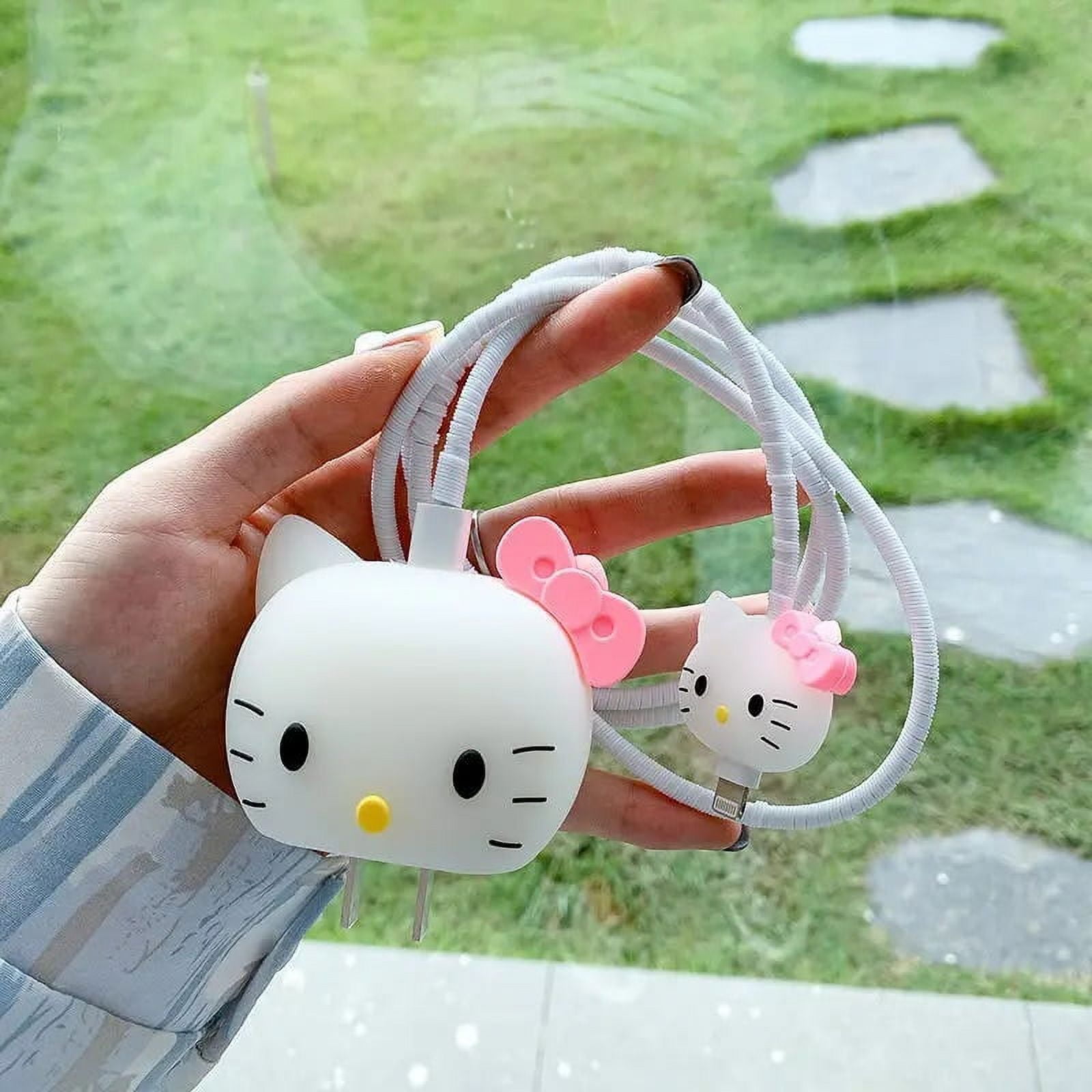 Sanrio Cable Protector Data Cartoon for Iphone 18/20W Charger Anime ...
