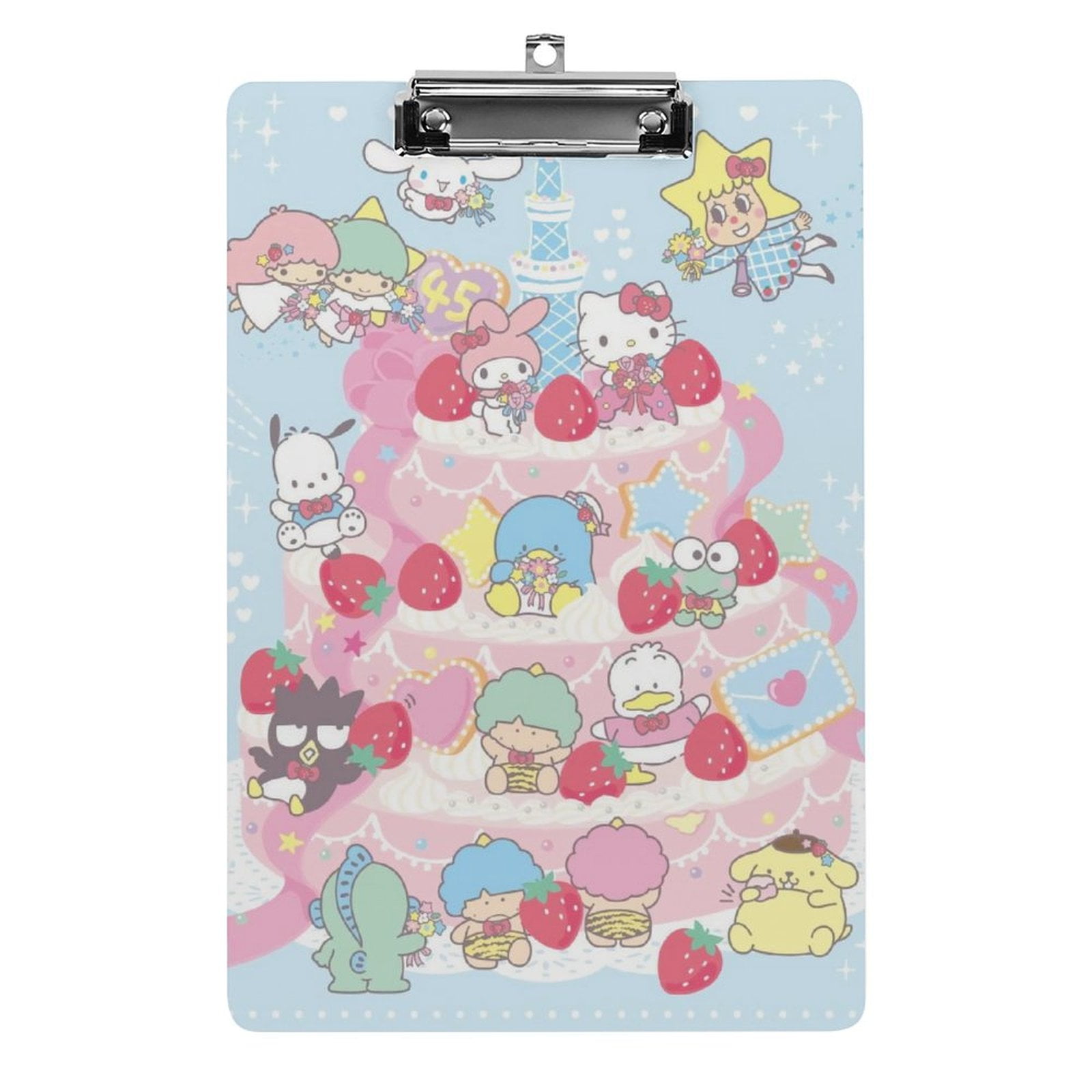 Sanrio-Cake Kuromi Melody Hello-Kitty Cinnamoroll Acrylic Clipboard A4 ...