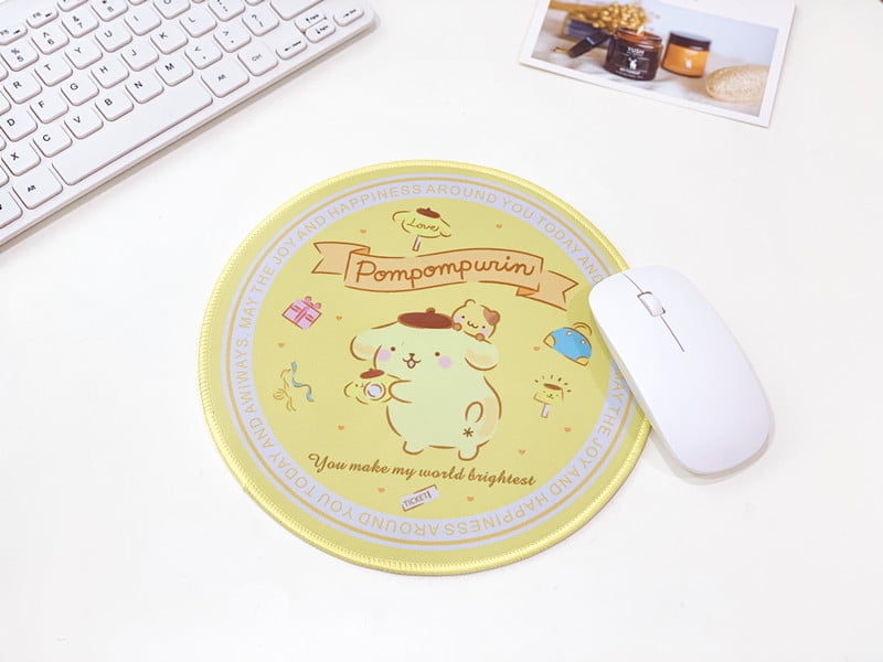 Sanrio Candy Series Round Mouse Pad Kawaii Anime Kuromi Cinnamoroll My ...