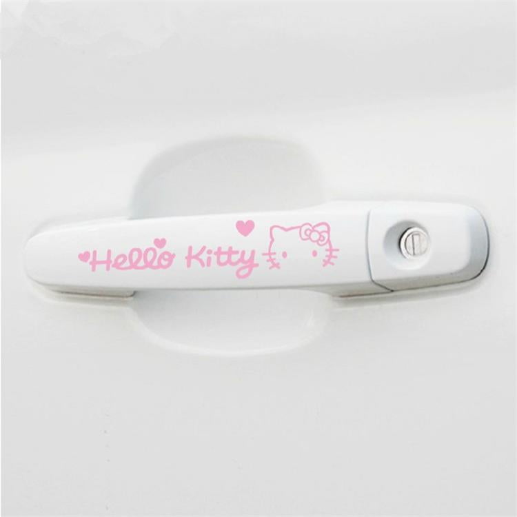 Sanrio Car Door Handle Sticker Car Sticker Hello Kitty Cartoon Cute Car ...