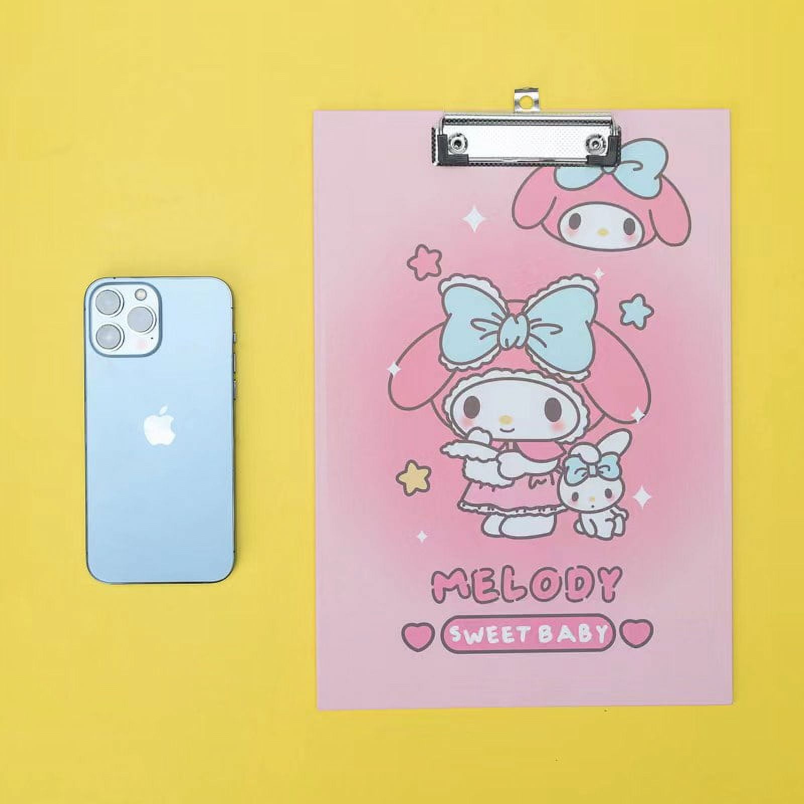 Sanrio Cartoon A4 Writing Pad Board Clip Hello Kitty Clip Board Folder ...