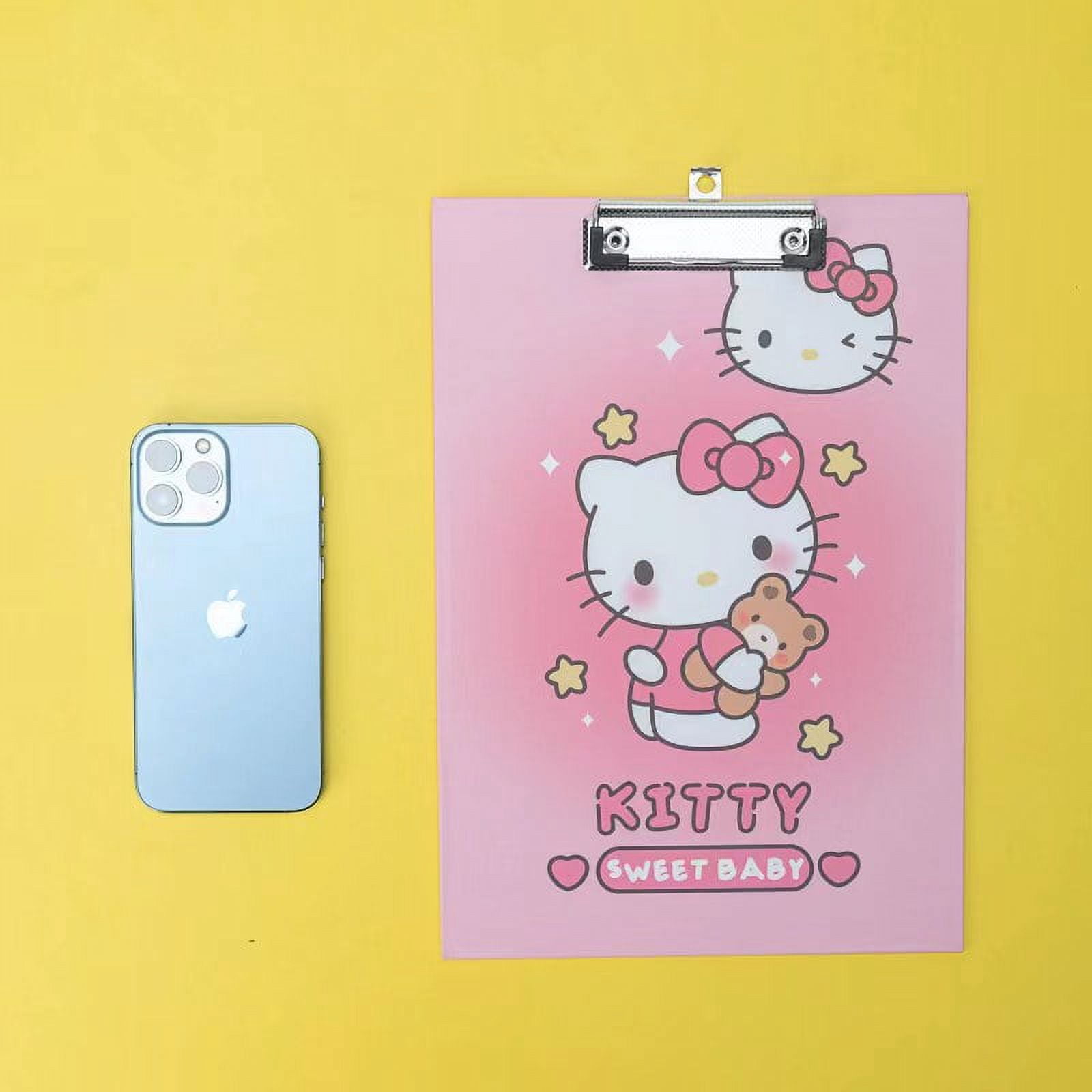 Sanrio Cartoon A4 Writing Pad Board Clip Hello Kitty Clip Board Folder ...