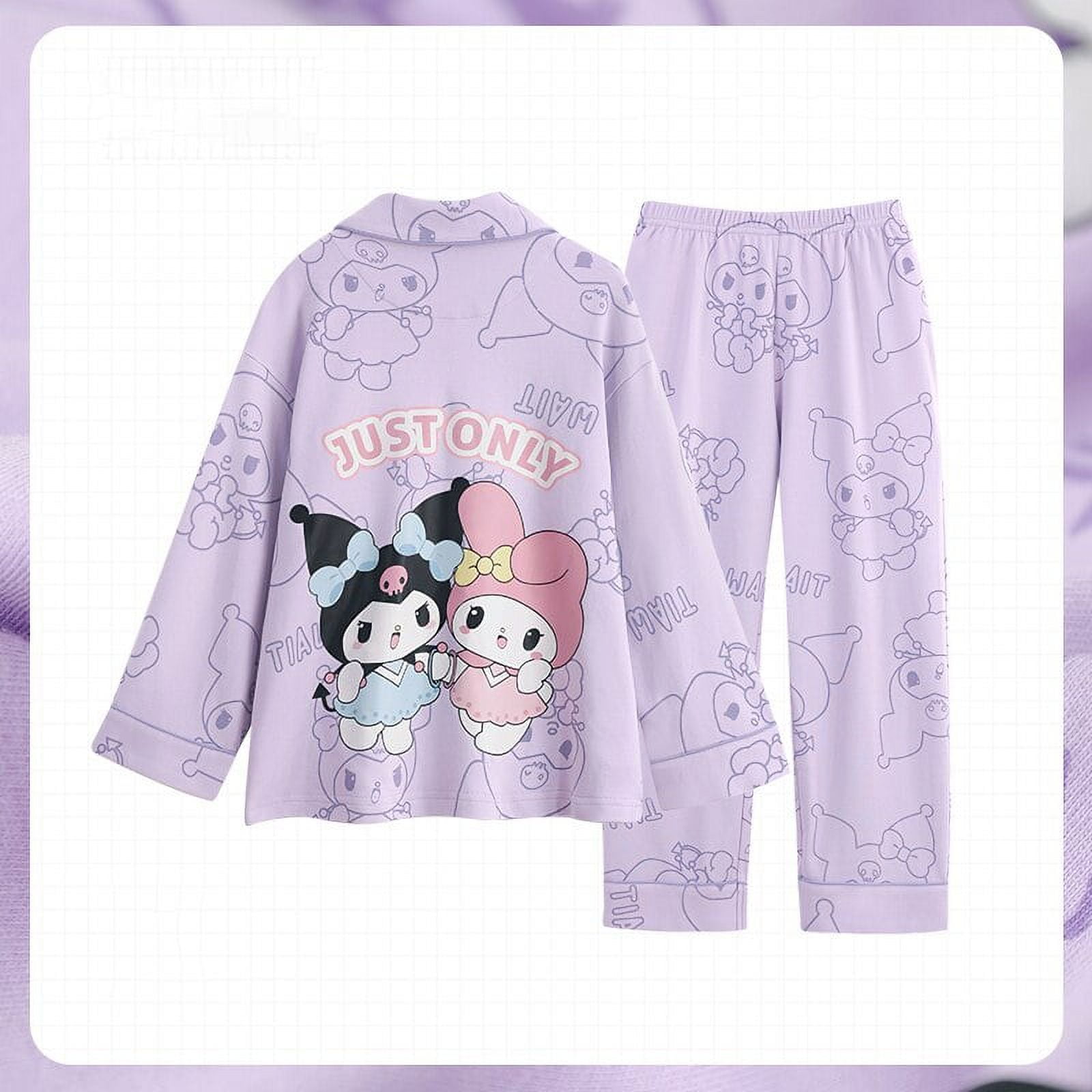 Sanrio Cartoon Children Pajamas My Melody Kuromi Pompom Purin Anime for ...