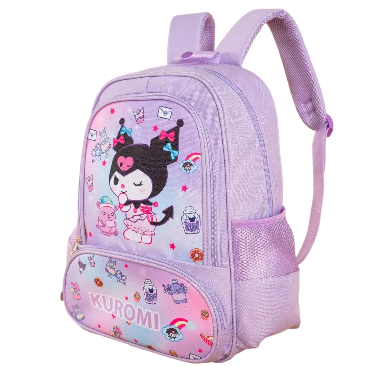 Sanrio Cartoon Cute Backpack Cinnamoroll Bag Gradually Discolored 12 ...