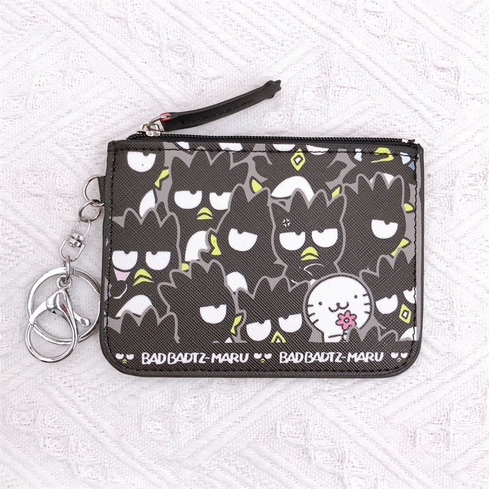 Sanrio Cartoon Cute BadBadtz-maru Woman Purse Girl Work ID Badge Card ...