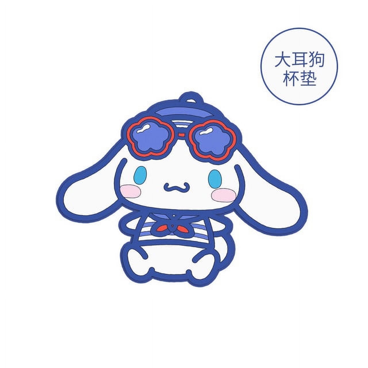 Sanrio Cartoon Cute Figure Hello Kitty Shaped Coaster Anime Kuromi ...