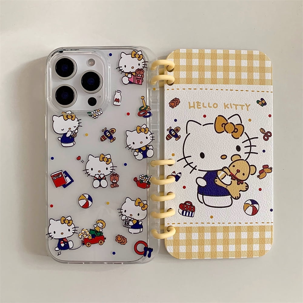 Sanrio Cartoon Cute Hello Kitty Sweet Phone Case For iPhone 16 15 14 13 ...