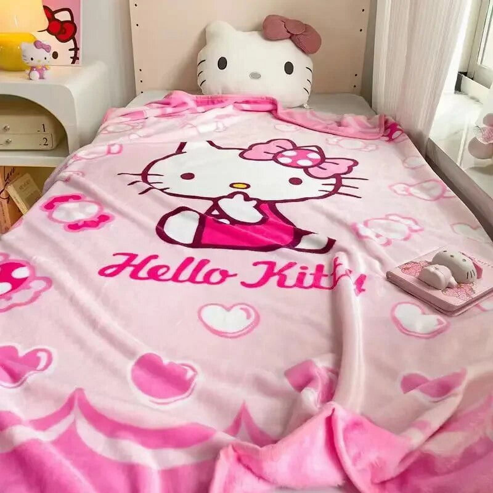 Sanrio Cartoon Hello Kitty Children's Single-layer Blanket Air ...