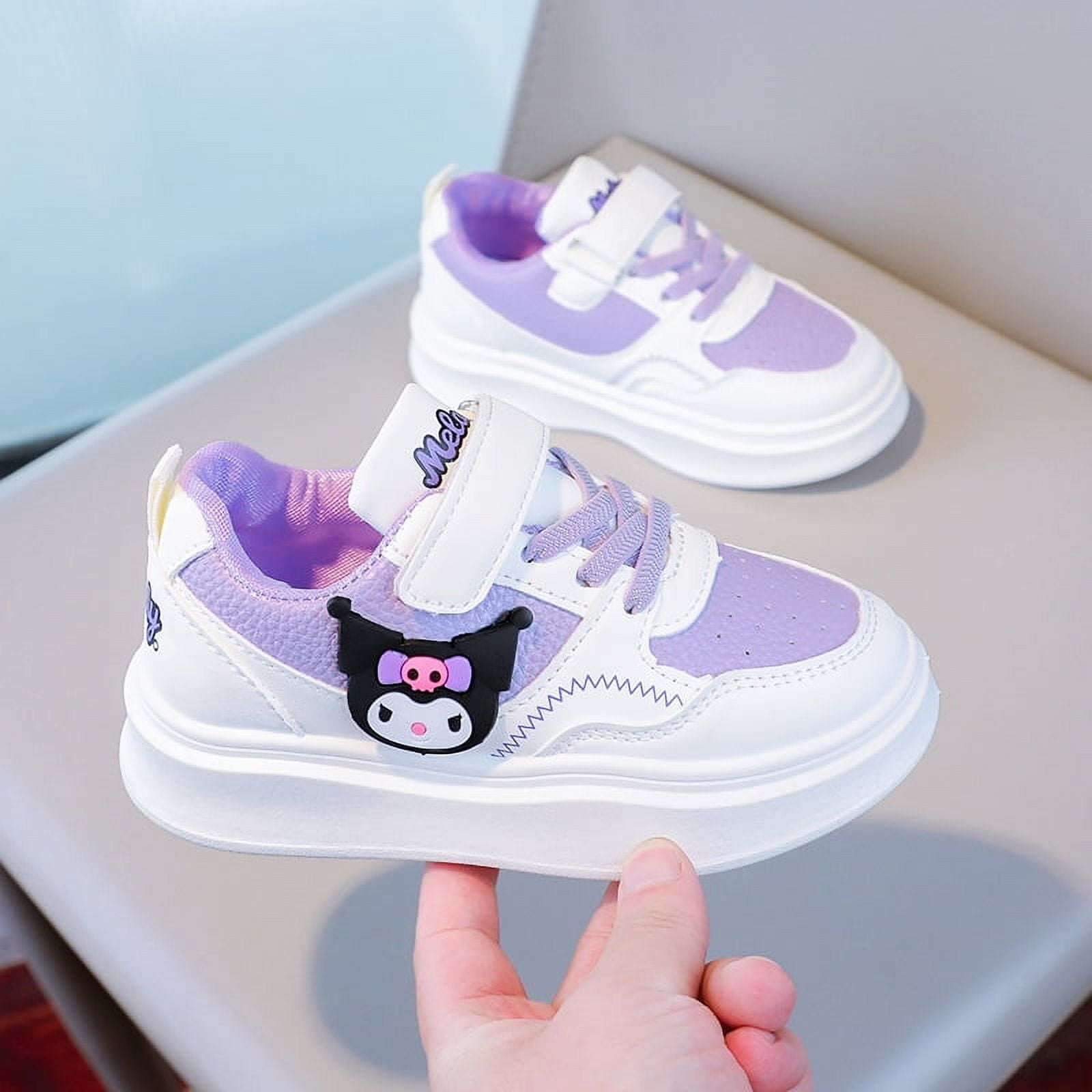 Sanrio Cartoon Kawaii Kuromi Melody Casual Sneakers Anti Slip Soft ...
