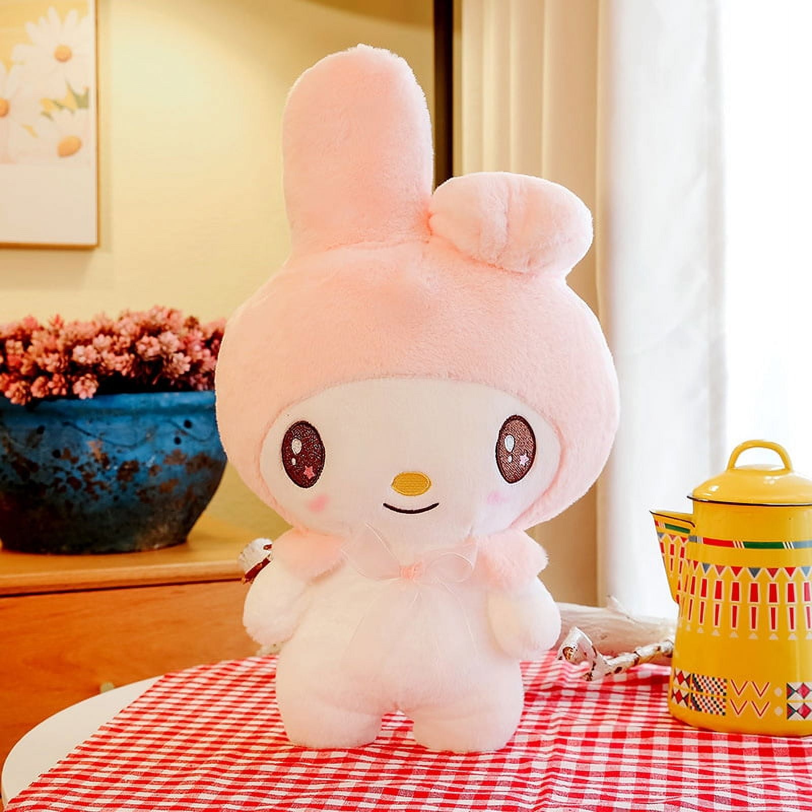 Sanrio Cartoon Kuromi Melody Plush Toy Purple Stuff Standing Doll Girl ...