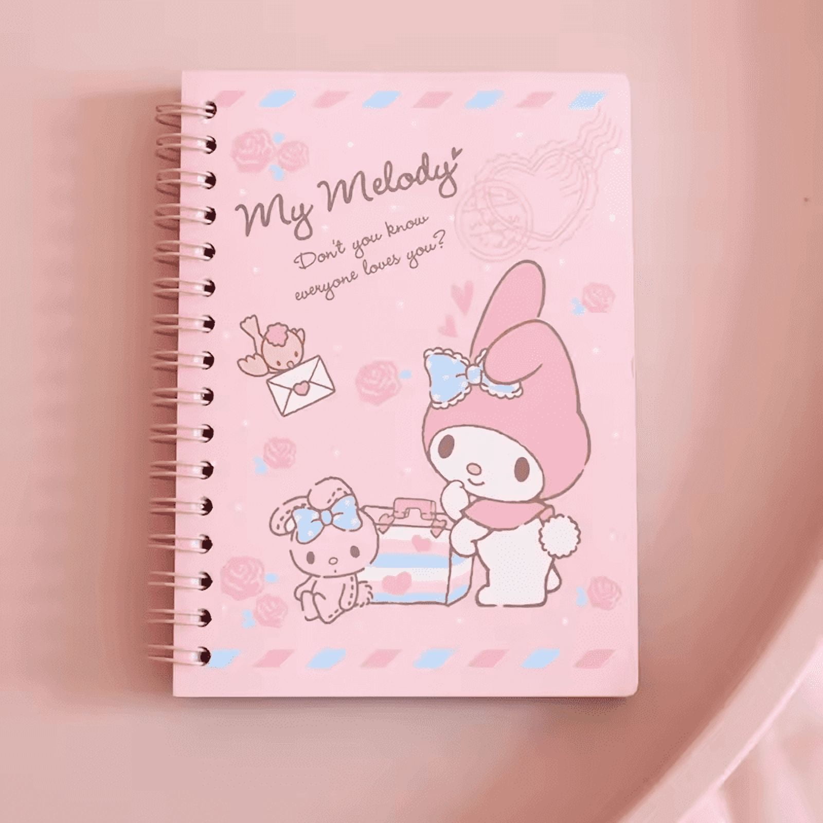 Sanrio Cartoon Notebook Kuromi My Melody Cinnamon Dog PP Colorful Coil ...