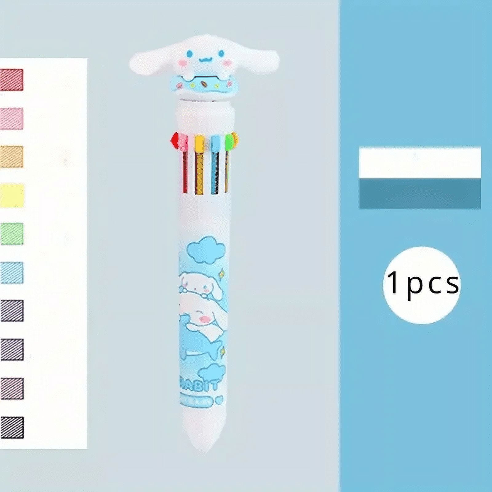 Sanrio Cartoon Pencil Set (6 pens) - Blueberry, Hilty Kitty, Cinnamon ...