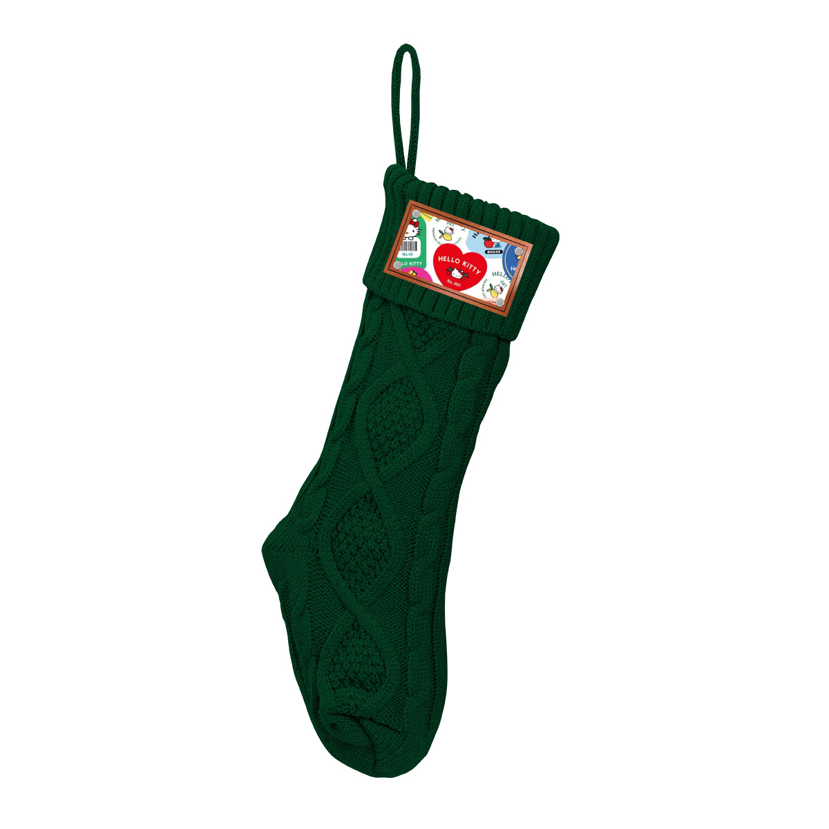 Sanrio Cartoon Personalized Christmas Stocking with Leather Family ...