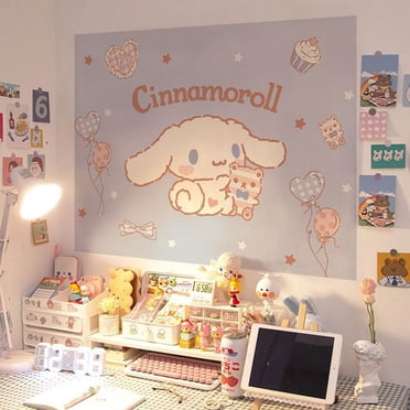 Cartoon Sanrio Hello Kitty Room Decor 3D Wall Stickers Kawaii Anime ...