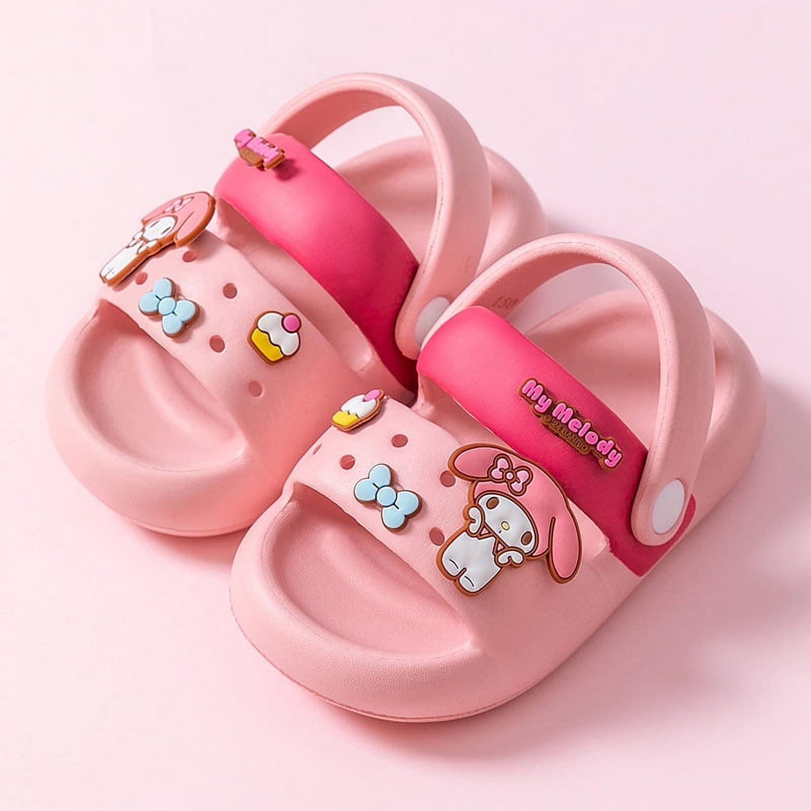 Sanrio Cartoon Sandals Cute Summer Anti Slip Breathable Beach Shoes ...