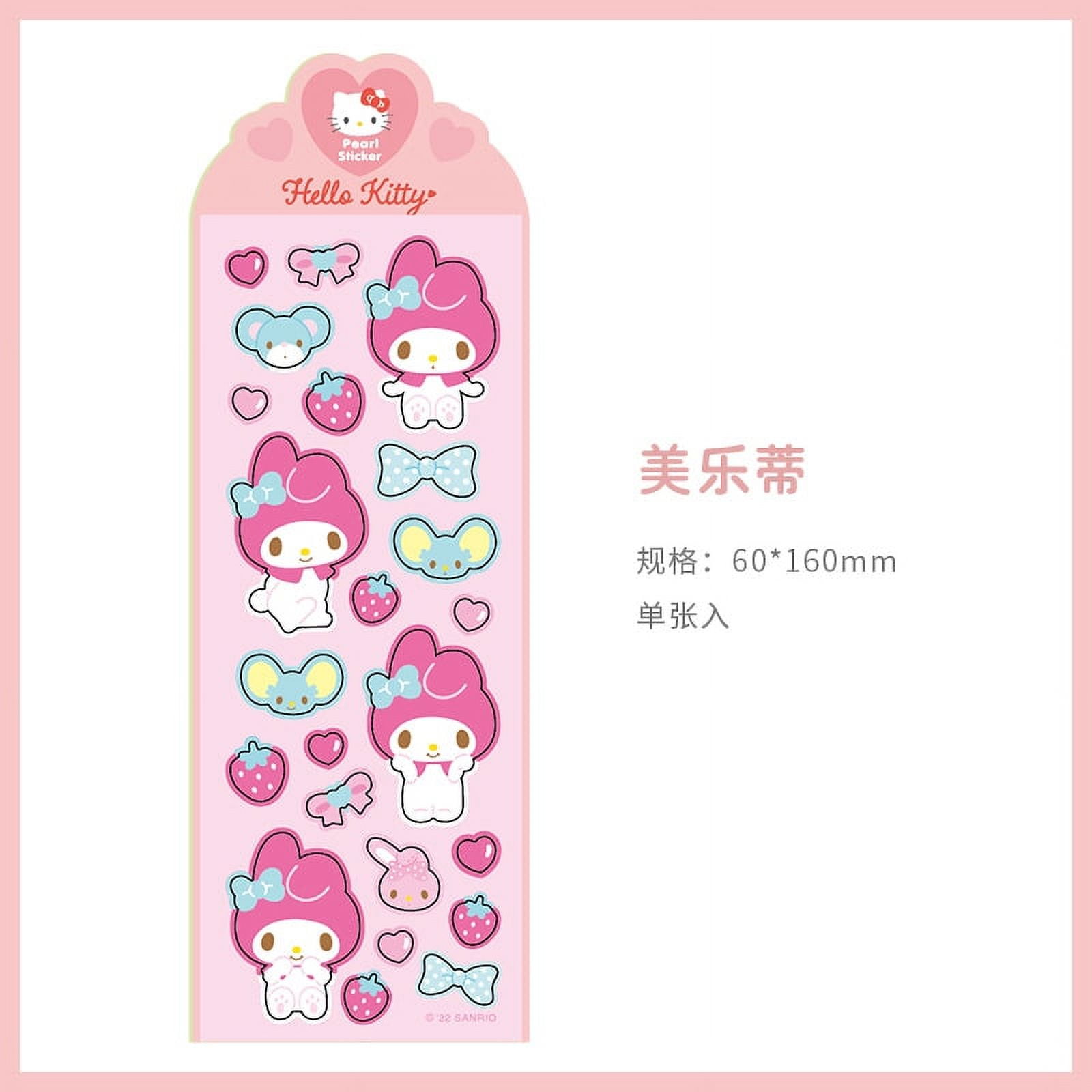 Sanrio Cartoon Sticker Ins Girl Heart Hand Account Notebook Decoration ...