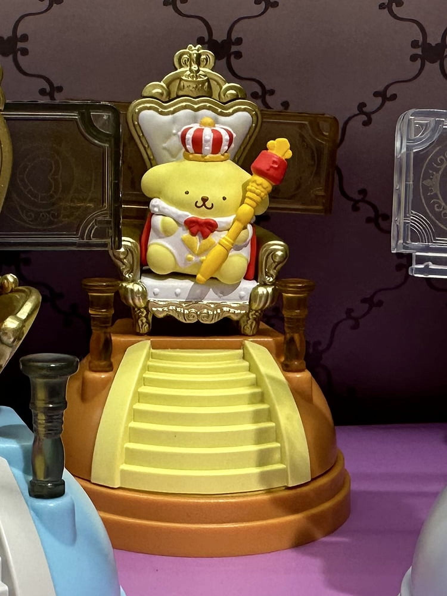 Sanrio Cartoon The Throne Series Figure Cinnamoroll My Melody Kuromi ...