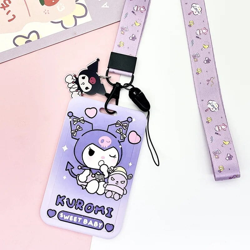 Sanrio Cartoons Card Cover Hello Kitty Melody Kulomi PVC Card Holder ...