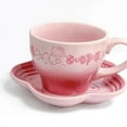 Sanrio Ceramic Hello kitty Joint Coffee Cup Saucer Cute Cartoon Kitty ...