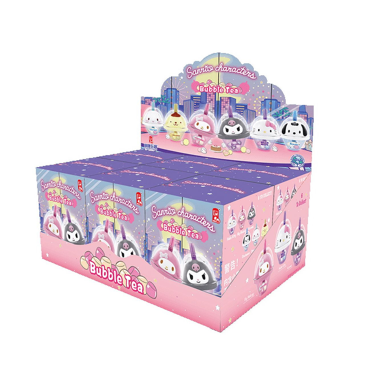 Sanrio Character Bubble Tea Cup Mini Taro Ball Kuromi Cute Blind Box My ...