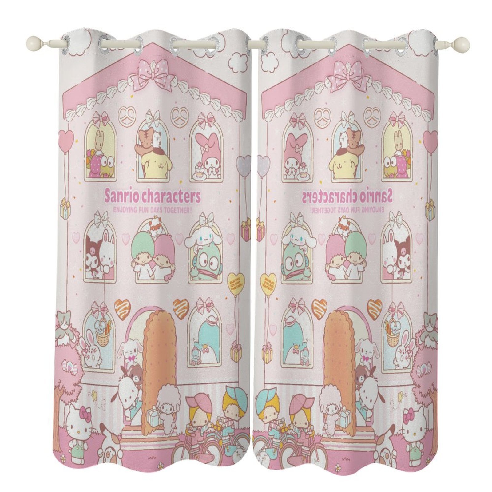 Sanrio-Character Hello-Kitty Mymelody Kuromi Cinnamoroll Blackout ...