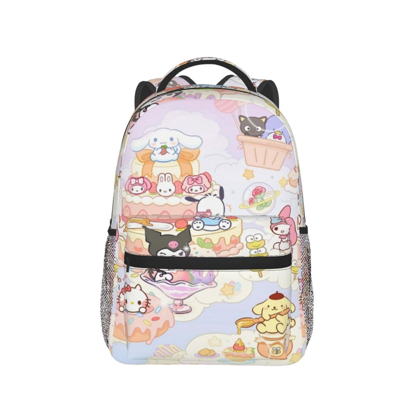 Sanrio-Characters Backpack,Travel Backpack,Fabric & PVC Backpack with ...