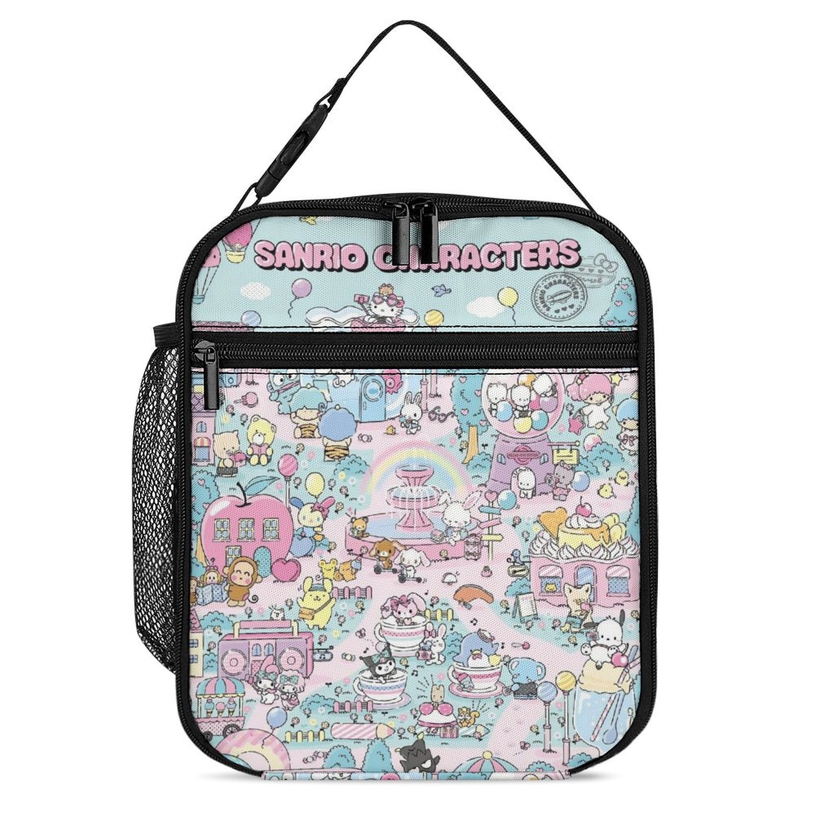 Sanrio Characters Hello-Kitty Mymelody Kuromi Insulated Lunch Boxes for ...