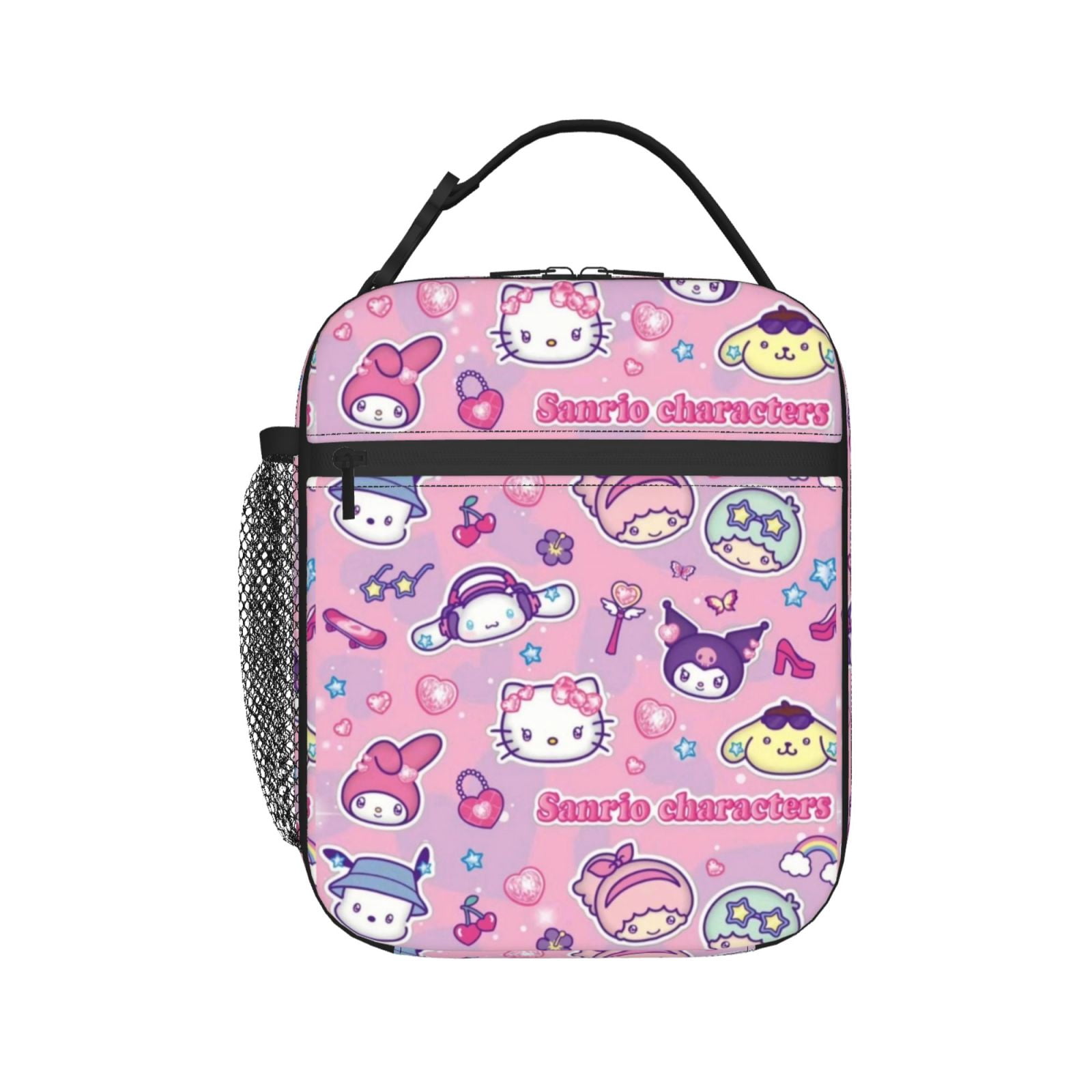 Sanrio Characters Hello-Kitty Mymelody Kuromi Smiley Lunch Box for ...