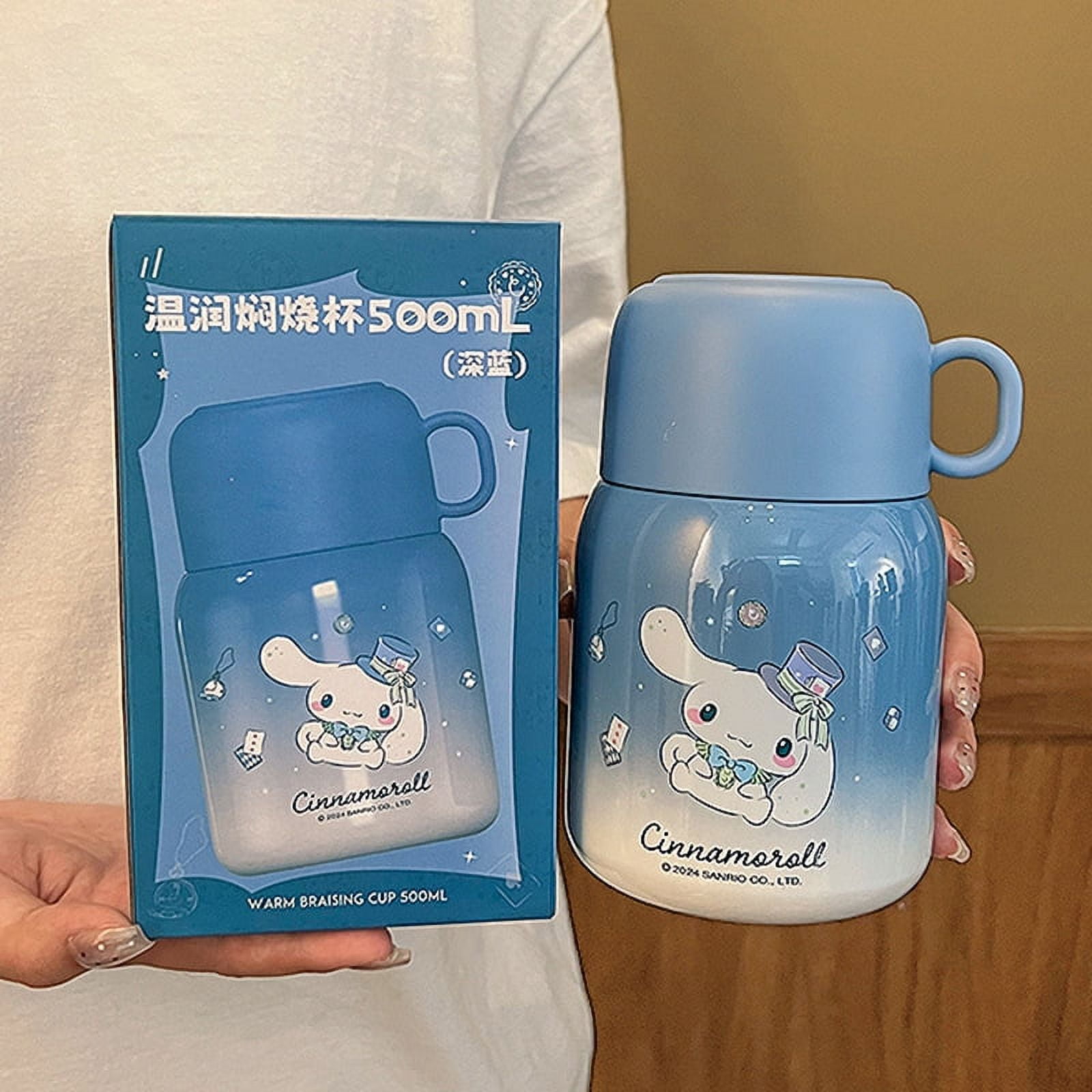 Sanrio Children's Thermos Cup Hello Kitty Kuromi Stainless Steel Stew ...