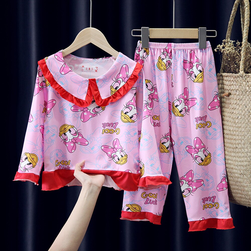 Sanrio Children Pajamas Long Sleeve Hello Kitty Cinnamoroll Underwater ...