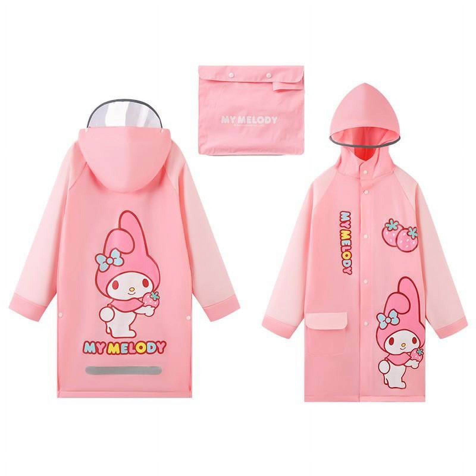 Sanrio Children‘s Raincoat Boys And Girls Waterproof Kids Baby Poncho Kindergarten Primary ...
